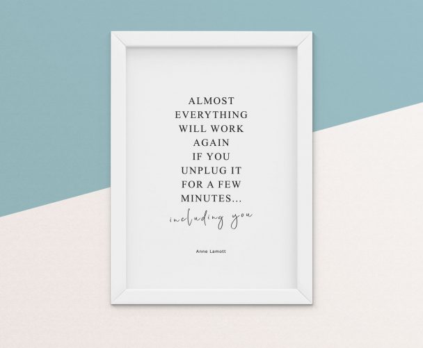 Almost everything will work again if you unplug it for a few minutes ...